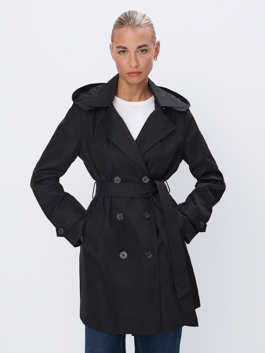 Trenci culoare Negru - MOHITO - 074BT-99X