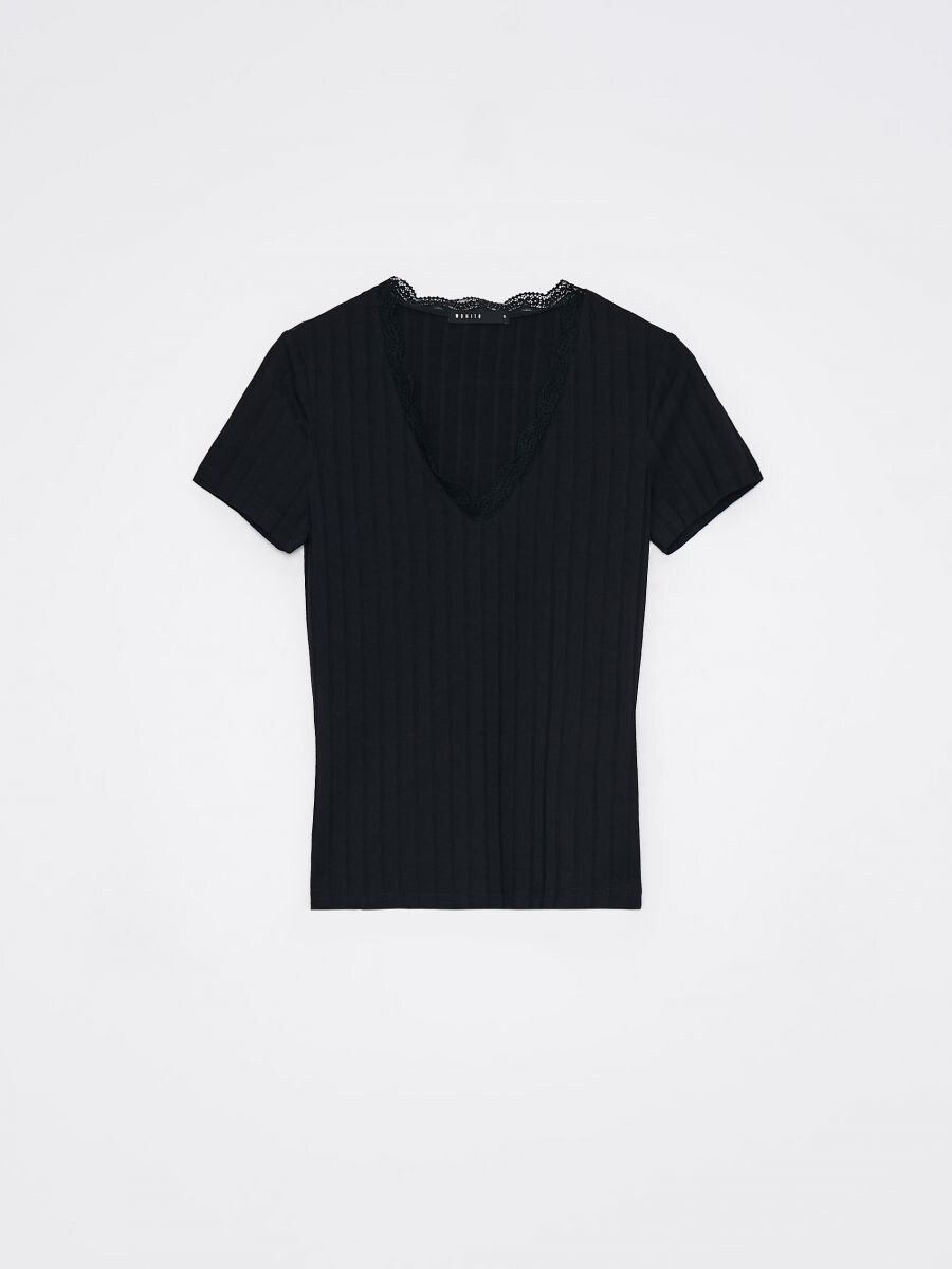 Bluse mit Spitze, MOHITO, 3514U-99X