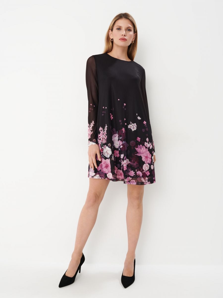 Vestido trapecio mini Color rosa empolvado - MOHITO - 5225X-39P