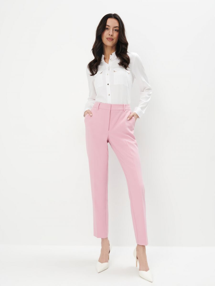 Pantaloni țigaretă culoare Roz pal - MOHITO - 7607X-03X