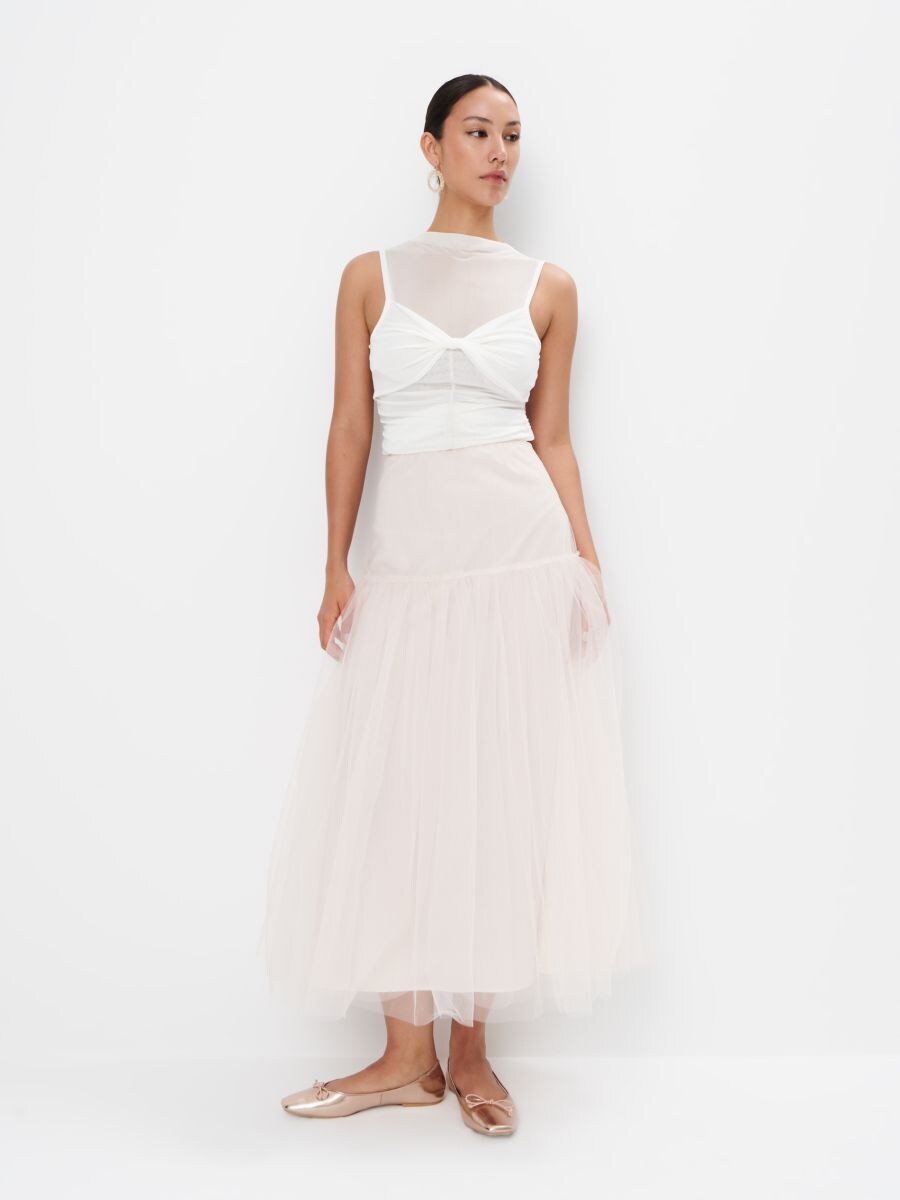 Maxi suknja Boja pastelno pink - MOHITO - 784BO-03X