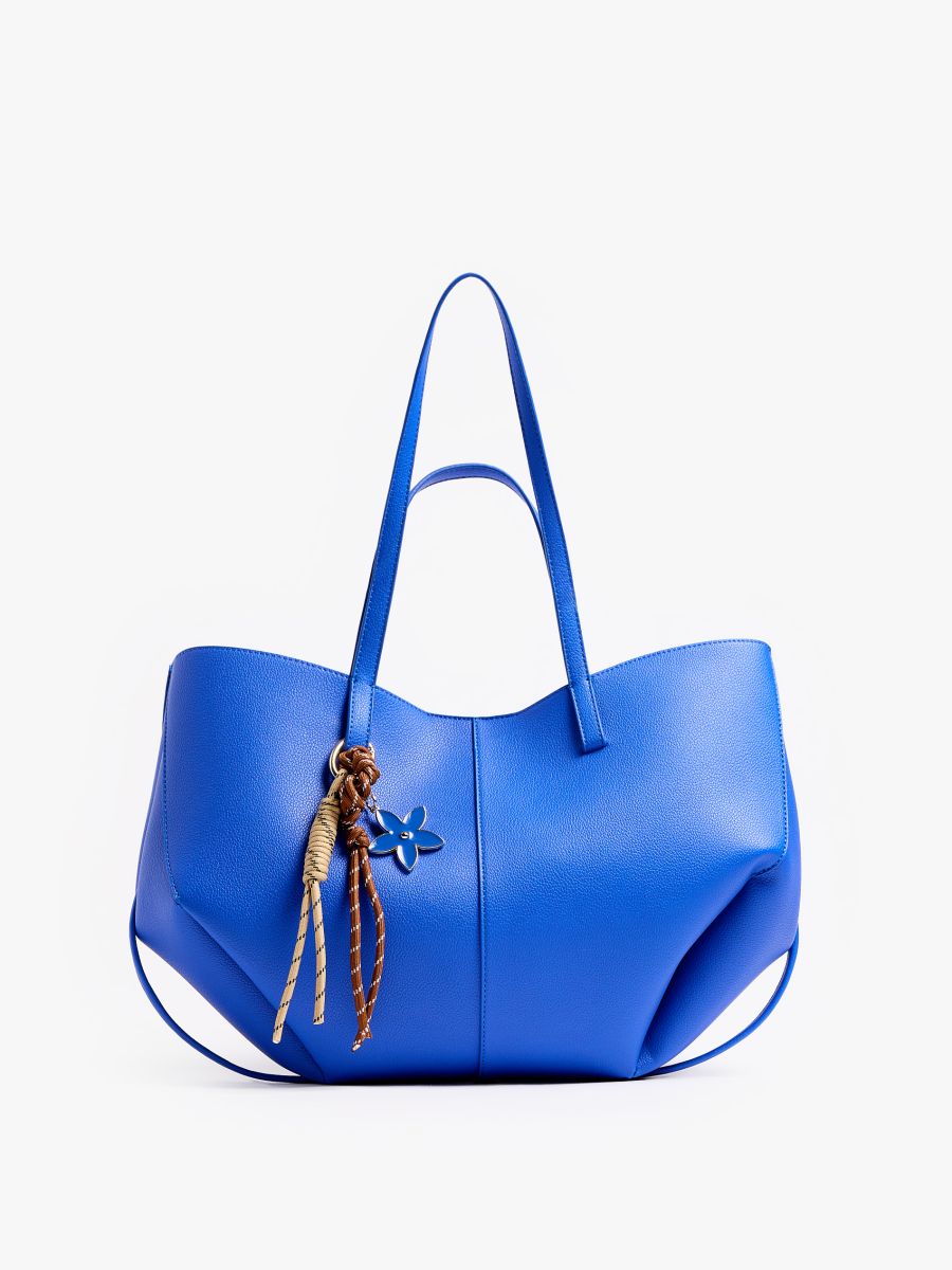 Shopper mit Schlüsselanhänger Farbe Blau - MOHITO - 894IQ-56X