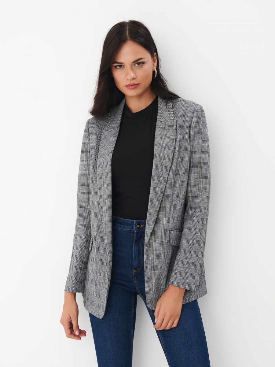 Sako bez zakopčavanja Boja siva - MOHITO - 9651W-90P