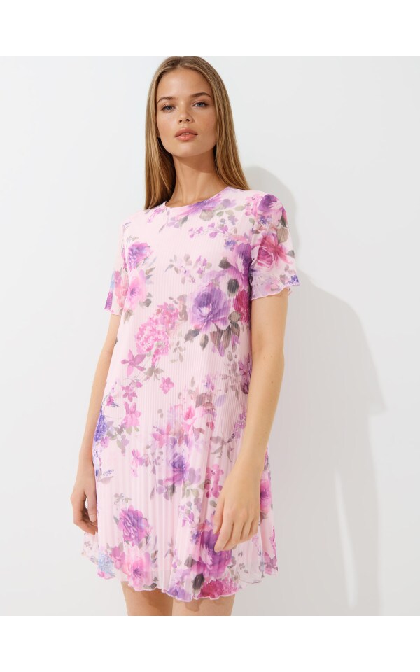 Mini abito a fiori Colore rosa - MOHITO - 013DI-30P