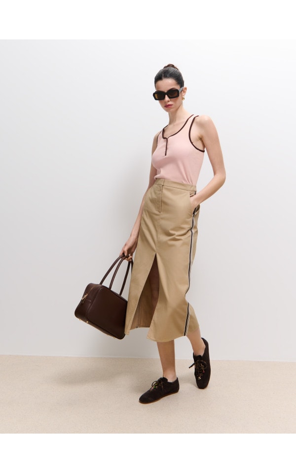 Top mit Federn Farbe Pastellrosa - MOHITO - 073HS-03X