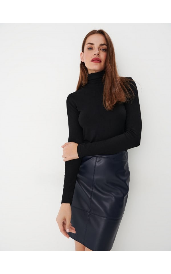 Dolcevita aderente Colore nero - MOHITO - 2656X-99X