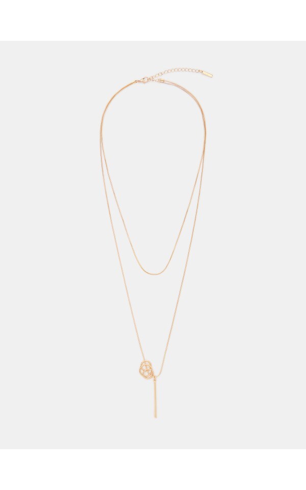 Naszyjnik z zawieszkami Kolor złoty - MOHITO - 2940X-GLD