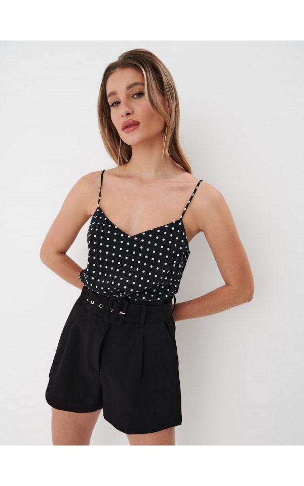 Top din viscoză culoare Negru - MOHITO - 2987Z-99P