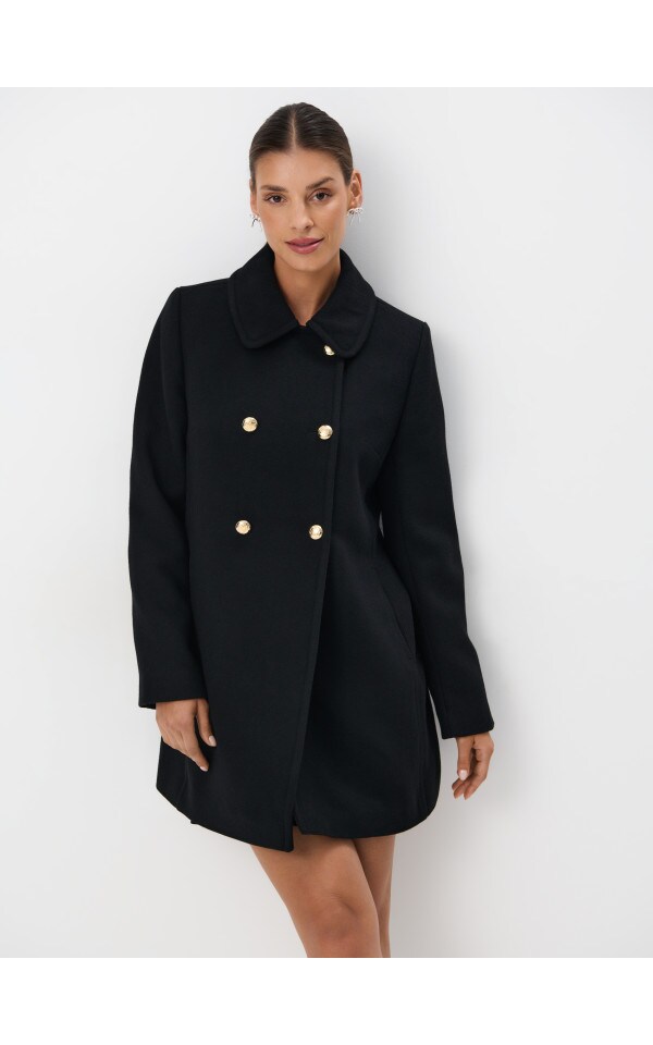 Trenci culoare Negru - MOHITO - 432CT-99X
