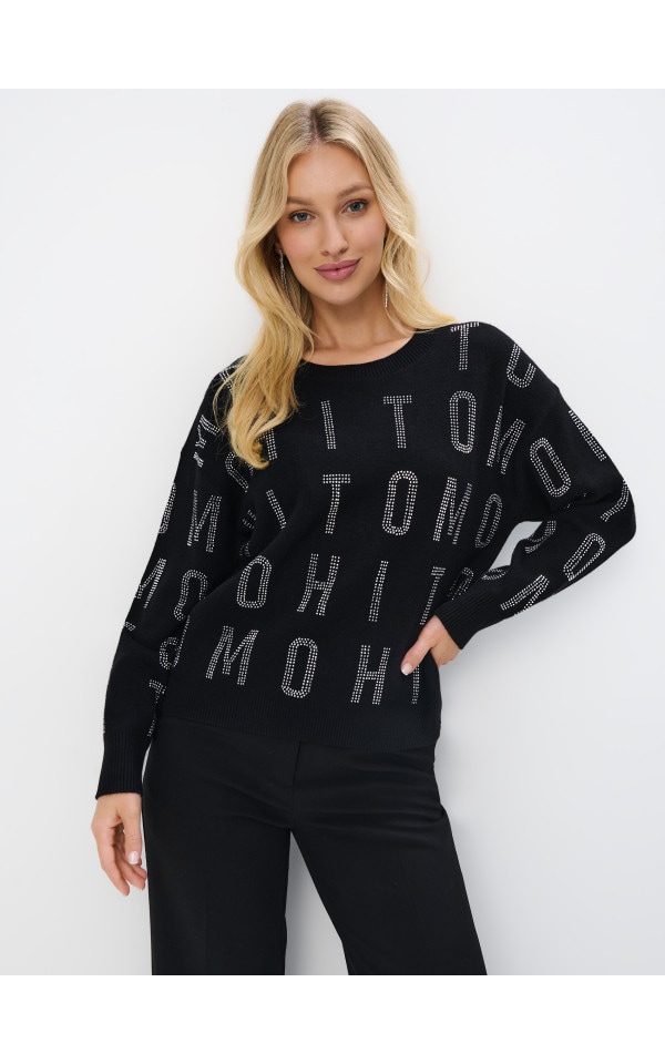 Jersey con aplicaciones Color negro - MOHITO - 638CX-99X