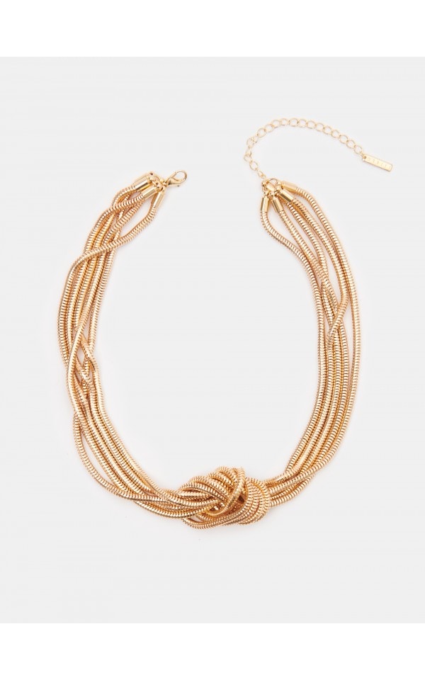 Elegancki naszyjnik Kolor złoty - MOHITO - 6814X-GLD