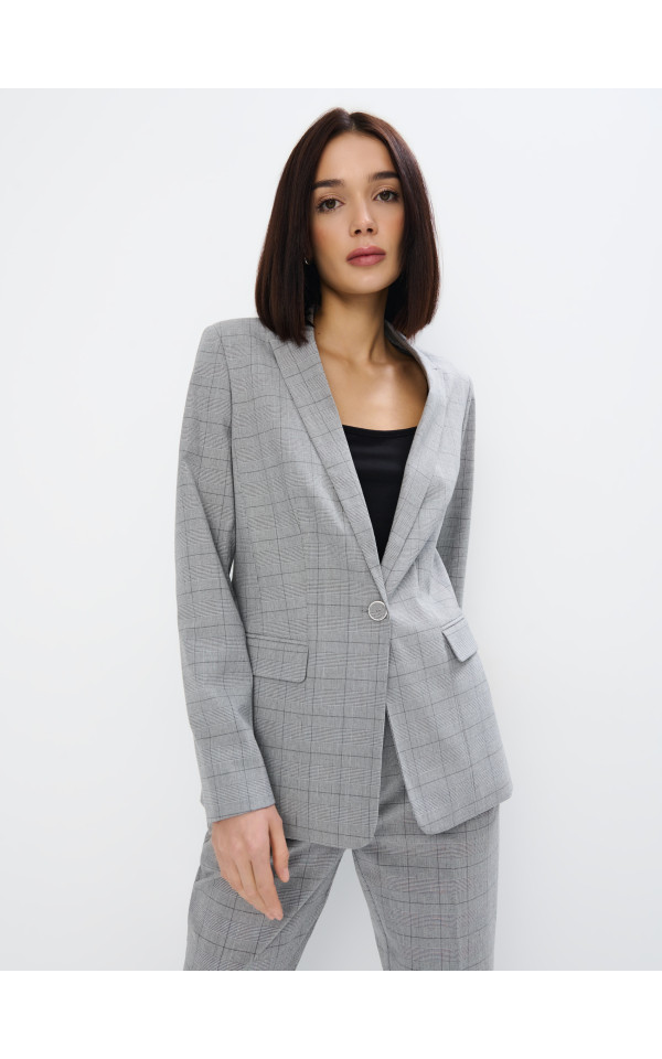 Sacou în carouri culoare Multicolor - MOHITO - 707CZ-MLC