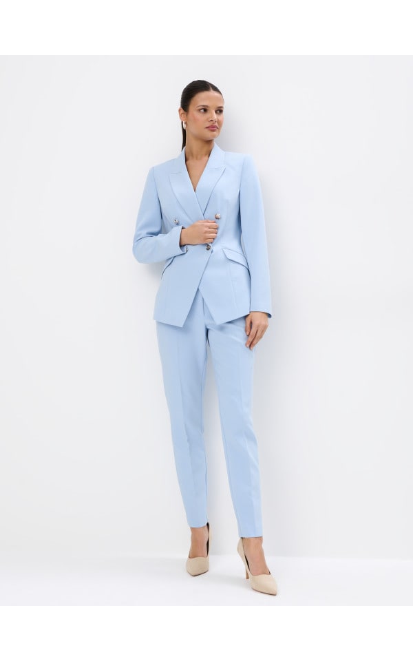 Pantaloni țigaretă culoare Bleu - MOHITO - 7607X-05X
