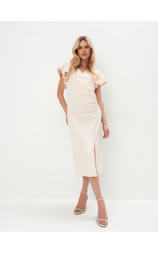Abito midi elegante Colore panna - MOHITO - 823AJ-01X