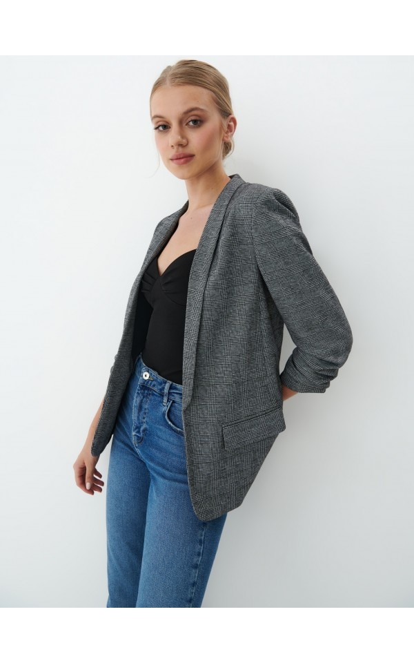 Sacou din tricot culoare Gri închis - MOHITO - 8307N-90P